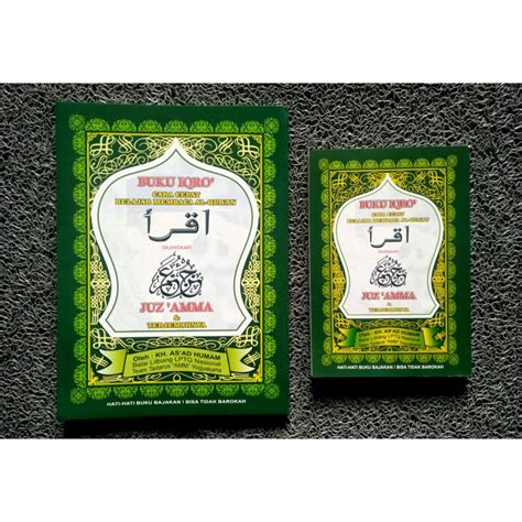 Jual Buku Iqro Bendel Besar Terjemah Juz Amma Buram Original
