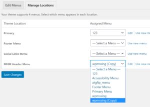 Multilevel Responsive Dropdown Navigation For Wordpress WP Missing