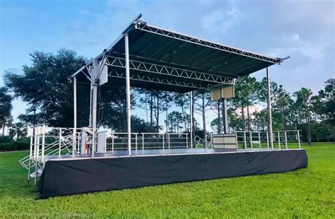 innovative stage design with portable stages