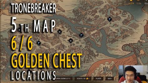 5th Map 66 Golden Chests Locations Thronebreaker The Witcher Tales