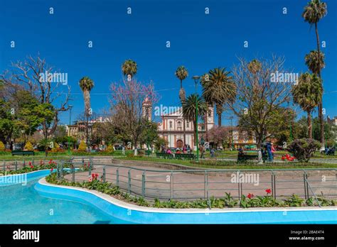 Plaza Colon Or Colon Square Catholic Church El Hospicio Cochabamba