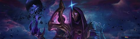 Dark Cosmic Jhin Splash Art League Of Legends Lol 4k Wallpaper Download