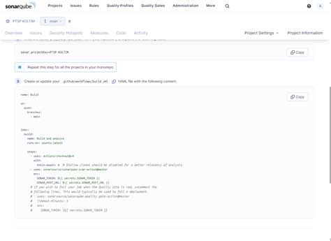 Cara Scan Codingan Menggunakan Sonarqube Github Action Forum Techno