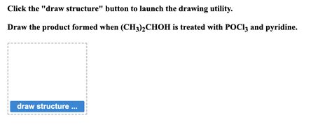 Answered Click The Draw Structure Button To… Bartleby