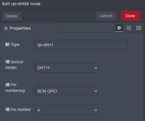 Dht11 Node Red