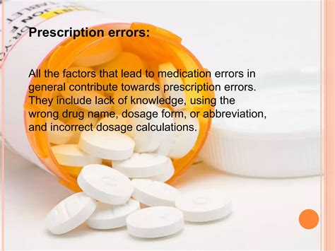 Medication Errors M Pharm Pptx