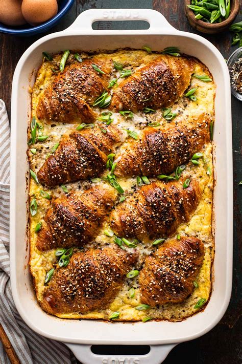 Croissant Breakfast Casserole