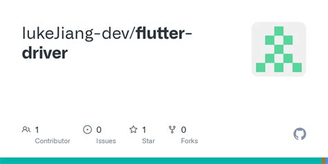 Github Lukejiang Devflutter Driver