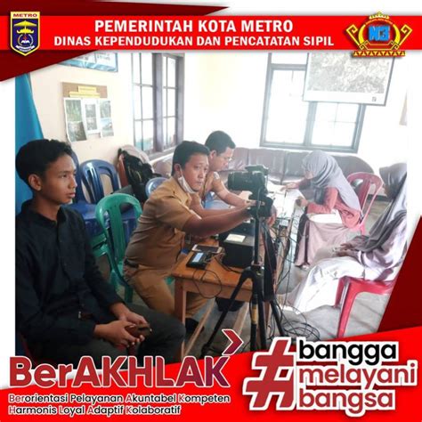 Perekaman KTP El Keliling Dan Pembuatan IKD Ke Kelurahan Se Kota Metro