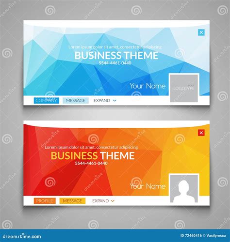 Web Business Site Design Header Layout Template Creative Corporate