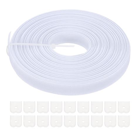 Uxcell Boning For Sewing 10 Yard 12mm Wide Polyester Sew Through High