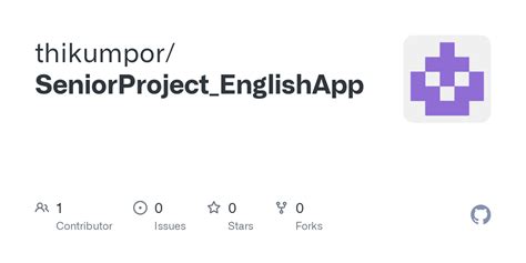 Github Thikumpor Seniorproject Englishapp