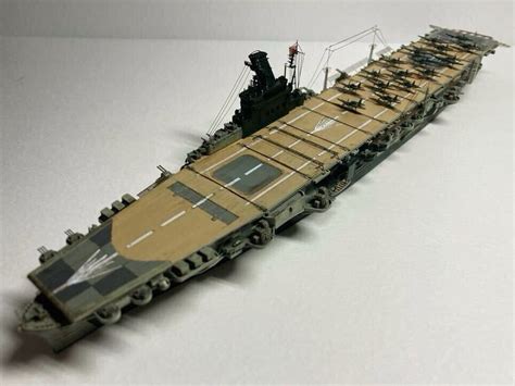 Yahooオークション 日本海軍 航空母艦 隼鷹 1700 完成品