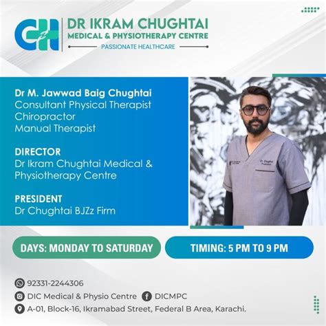 Dr Ikram Chughtai Medical And Physiotherapy Centre On Linkedin Director