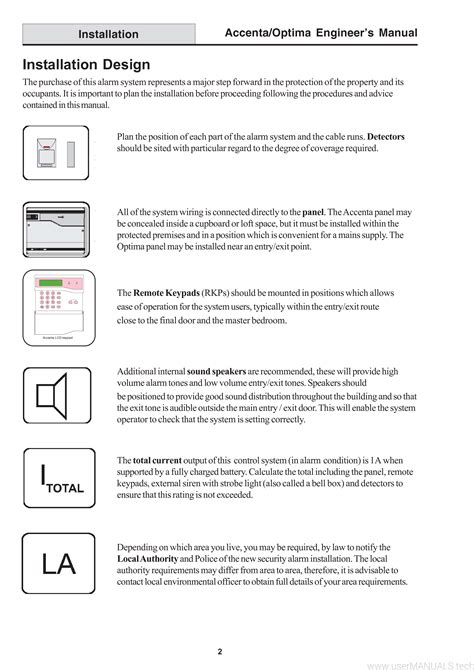 Honeywell Accenta 8 User Manual