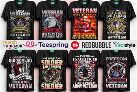 Create Custom T Shirt Design And Usa Flag Military Veteran T Shirt