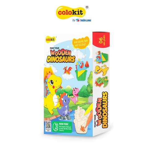 Bộ tranh gỗ Thế giới Khủng Long Thiên Long Colokit KIT C031 Thiên
