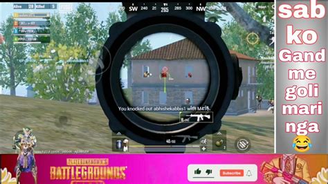 Pubg Mobile Lite Rush Gameplay Teammate Stuck Comedy Xvip Gamar Youtube