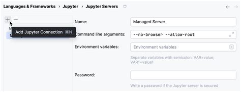 Jupyter ノートブックサーバーの管理 PyCharm ドキュメント