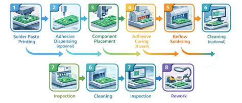 Smt Process Flow Step By Step Guide From Printing To Rework