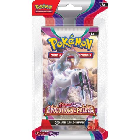 Booster Évolutions à Paldea Blister Pokémon Écarlate Et Violet Ev02