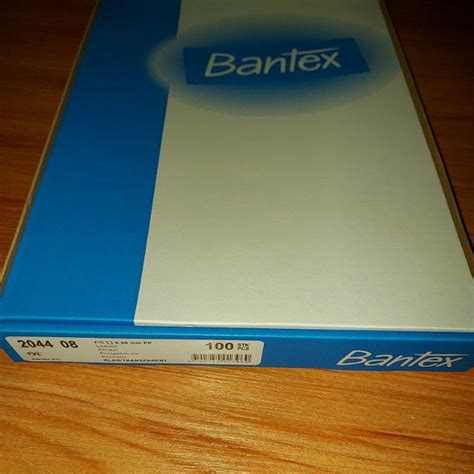 Jual Pp Pocket Bantex 2044 Harga Tertera 1 Pak Isi 100 Lembar