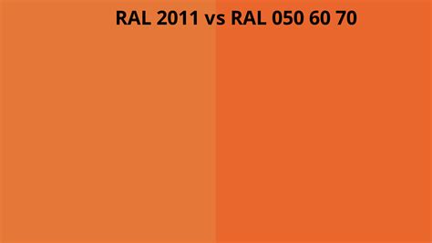 Ral 2011 Vs 050 60 70 Ral Colour Chart Uk