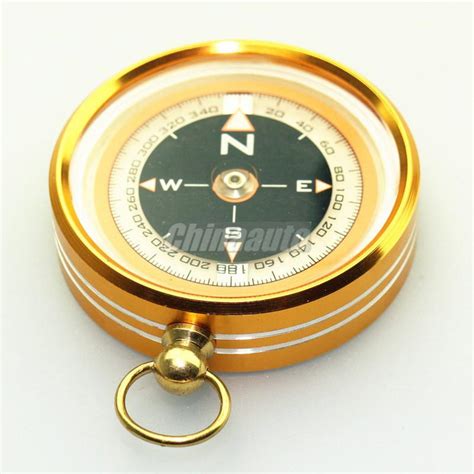 Find Outdoor Aluminum Camping Pocket Compass Hiking Navigation Keychain