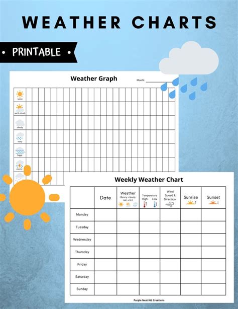 Weather Charts Weather Graph Weather Graph Worksheet Morning