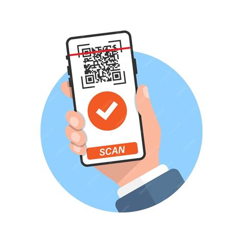 Premium Vector Qr Code Scan Illustration In Flat Style Mobile Phone Scanning Vector