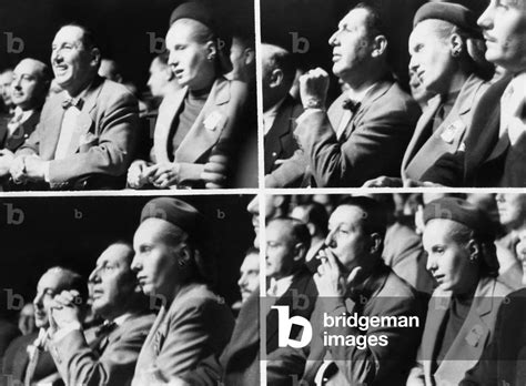Image Of Argentine President Juan Peron And His Wife Evita At A