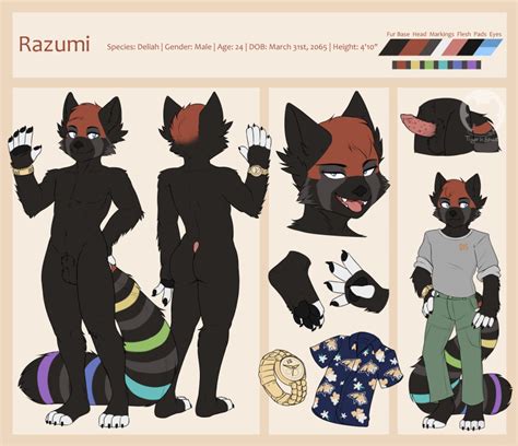Rule 34 Absurd Res Accessory Ailurid Anthro Ass Balls Clock Clothing