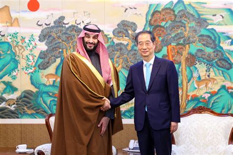 빈 살만 사우디 왕세자 방한한덕수 총리 영접 전자신문