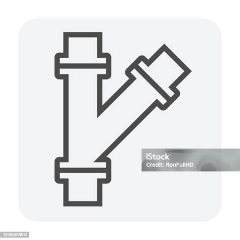 管道連接器圖示向量圖形及更多下水溝圖片 下水溝 化學 器材 Istock