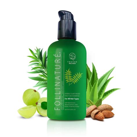 Plant Based Herbal Shampoo Touché Wellness Follinature Shampoo