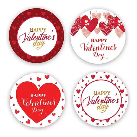 Etiquetas San Valentin Stickers Día Del Amor Y La Amistad Mercadolibre