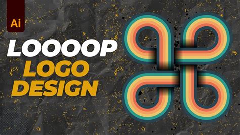 Infinity Loop Design Illustrator Tutorial Youtube