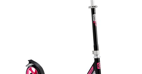 SCOOTER OXELO MID 7 SCHWARZ/ROSA
