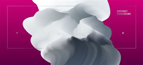 Dimensional Gradient Shape Element For Design Abstract Colorful Fluid