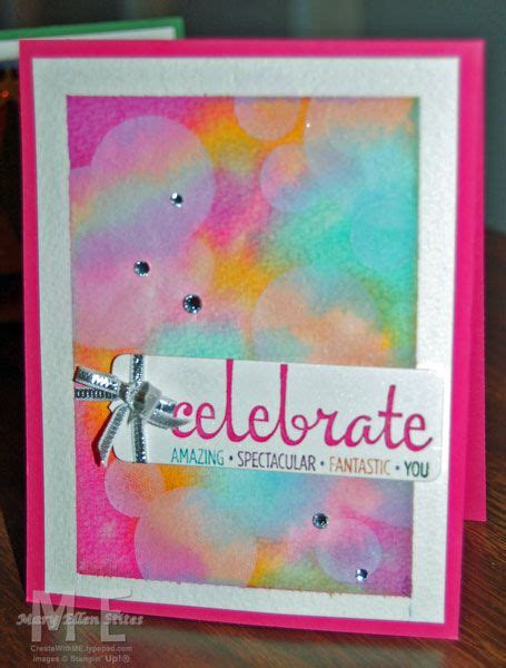 Bokeh Technique~step By Step Picture Tutorial Card Making Techniques Card Making Paper