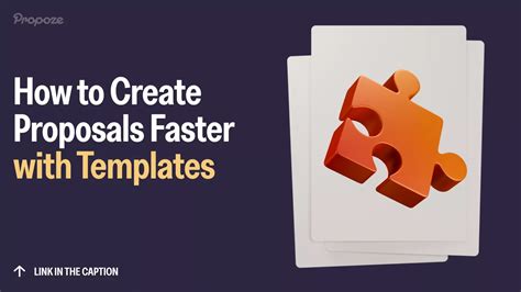 how to create proposals faster with customizable templates