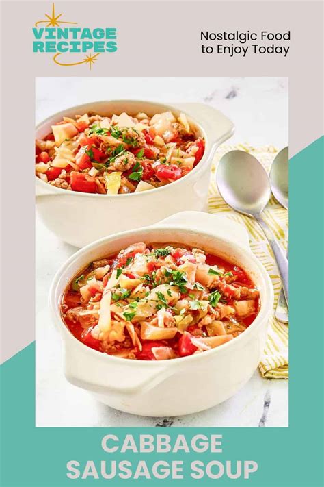Cabbage Sausage Soup
