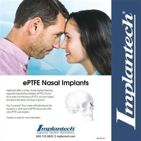 Implantech Offers A Variety Of Nasal Implants Featuring Expanded