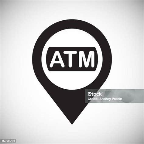 檢查點 Atm 圖示在白色背景的圖形和網頁設計 現代簡單的向量符號互聯網概念時尚的標誌 網站設計網頁按鈕或移動應用程式向量圖形及更多互聯網圖片