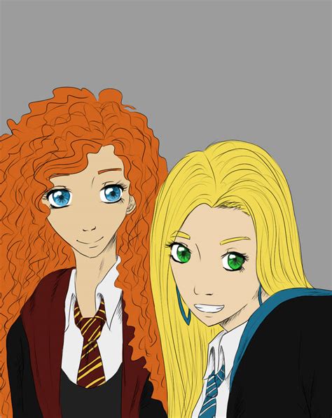 Merida X Rapunzel Ver 2 By Foreveryoungdreams On Deviantart