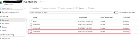 Pyspark Azure Synapse Connection To Private Container In Blob Store