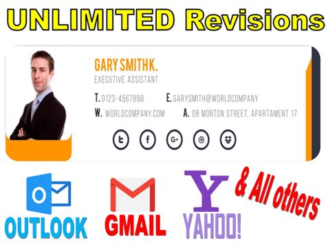 Create Professional Clickable Html Email Signature By Emulatornoob Fiverr