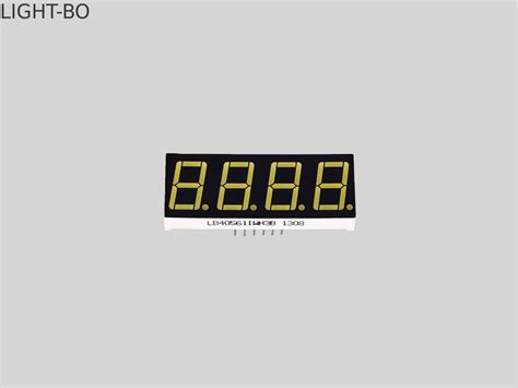 Ultra White 4 Digit 7segment LED Display Clock Display Anode Cathode