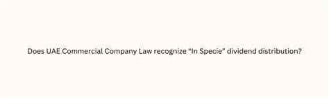 Sabahat Khan On Linkedin In Specie” Dividend Distribution