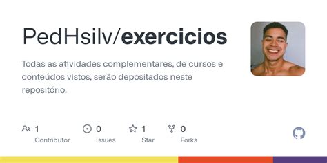 GitHub PedHsilv Exercicios Todas As Atividades Complementares De